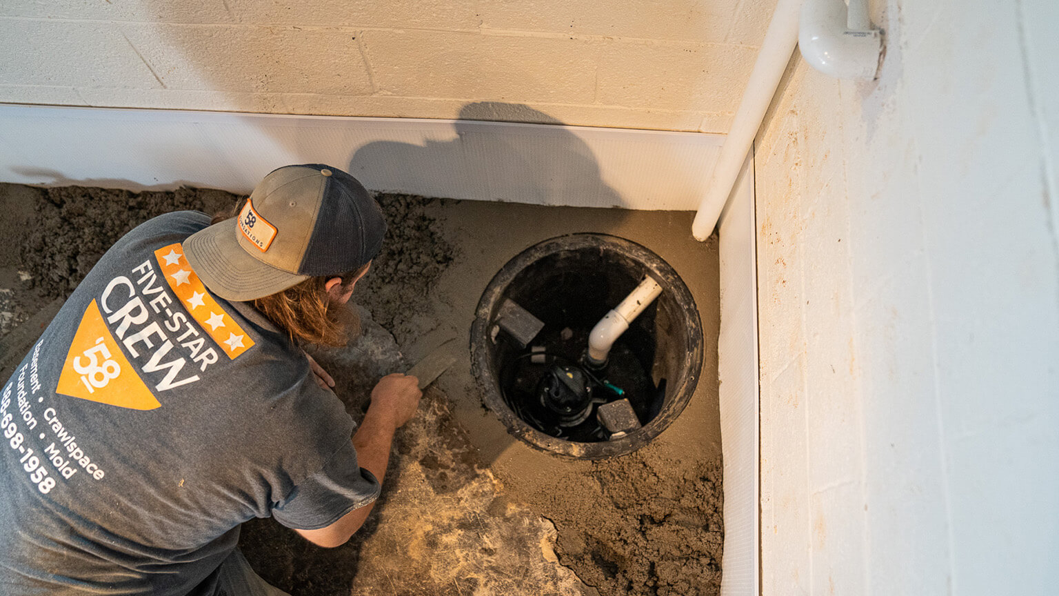 How to Install a Sump Pump in Your Basement | ’58 Foundations ...